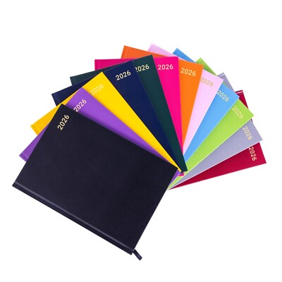 2026 Diary A5 Week To View Full Year Planner Desk Office Diaries ...