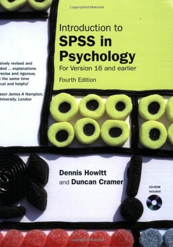 Introduction to SPSS in Psychology: For Version 16 and Earlier-Dr ...