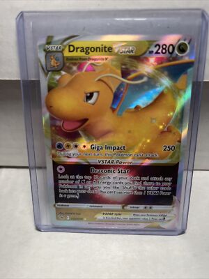 Pokemon Card Dragonite VSTAR 050/078 Pokemon GO Half Art Rare Near Mint ...
