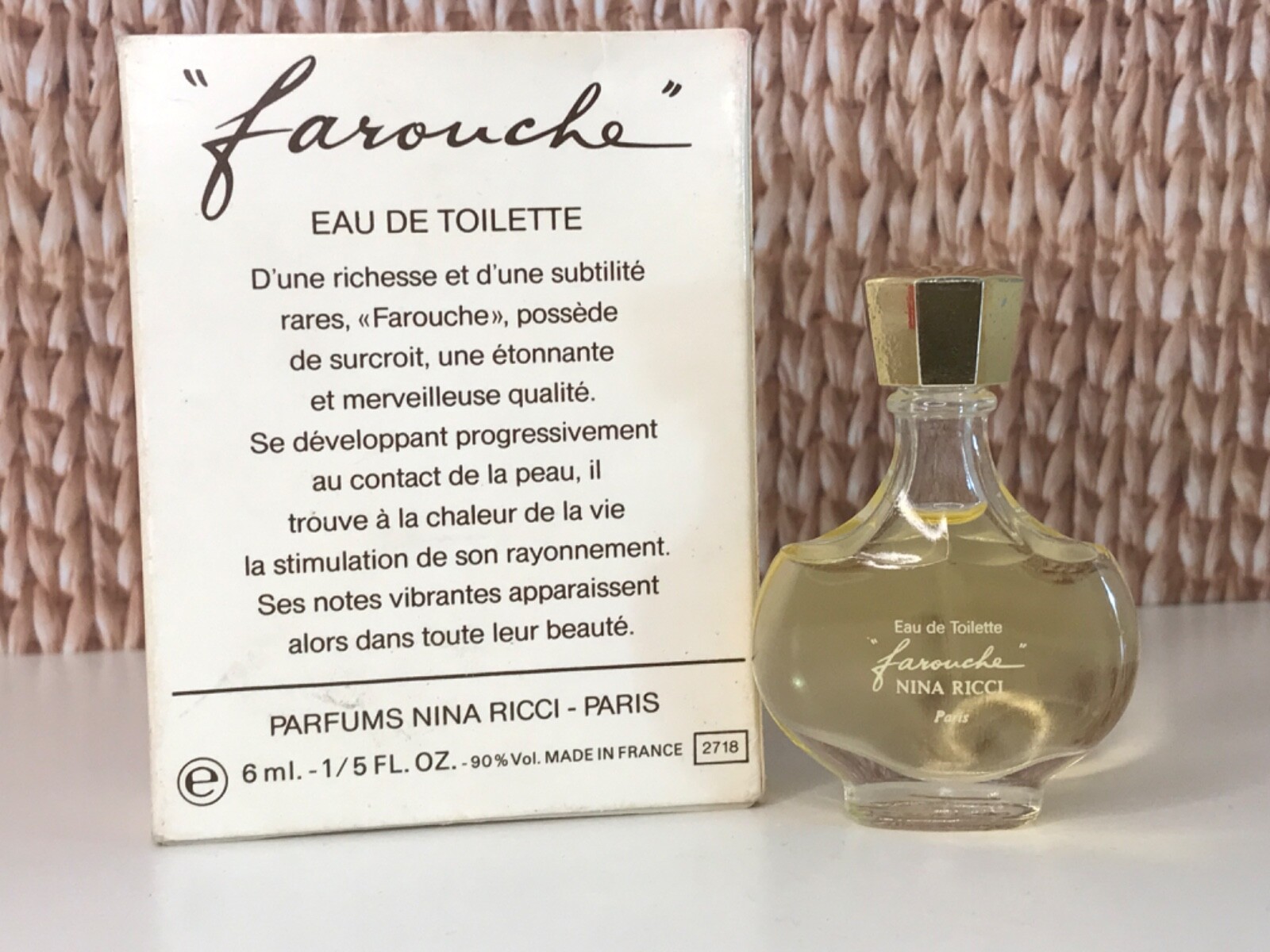 Vintage Lot 3 NINA RICCI Mini Perfumes Fleur de Fleurs, Farouche, L'air du Temps | eBay