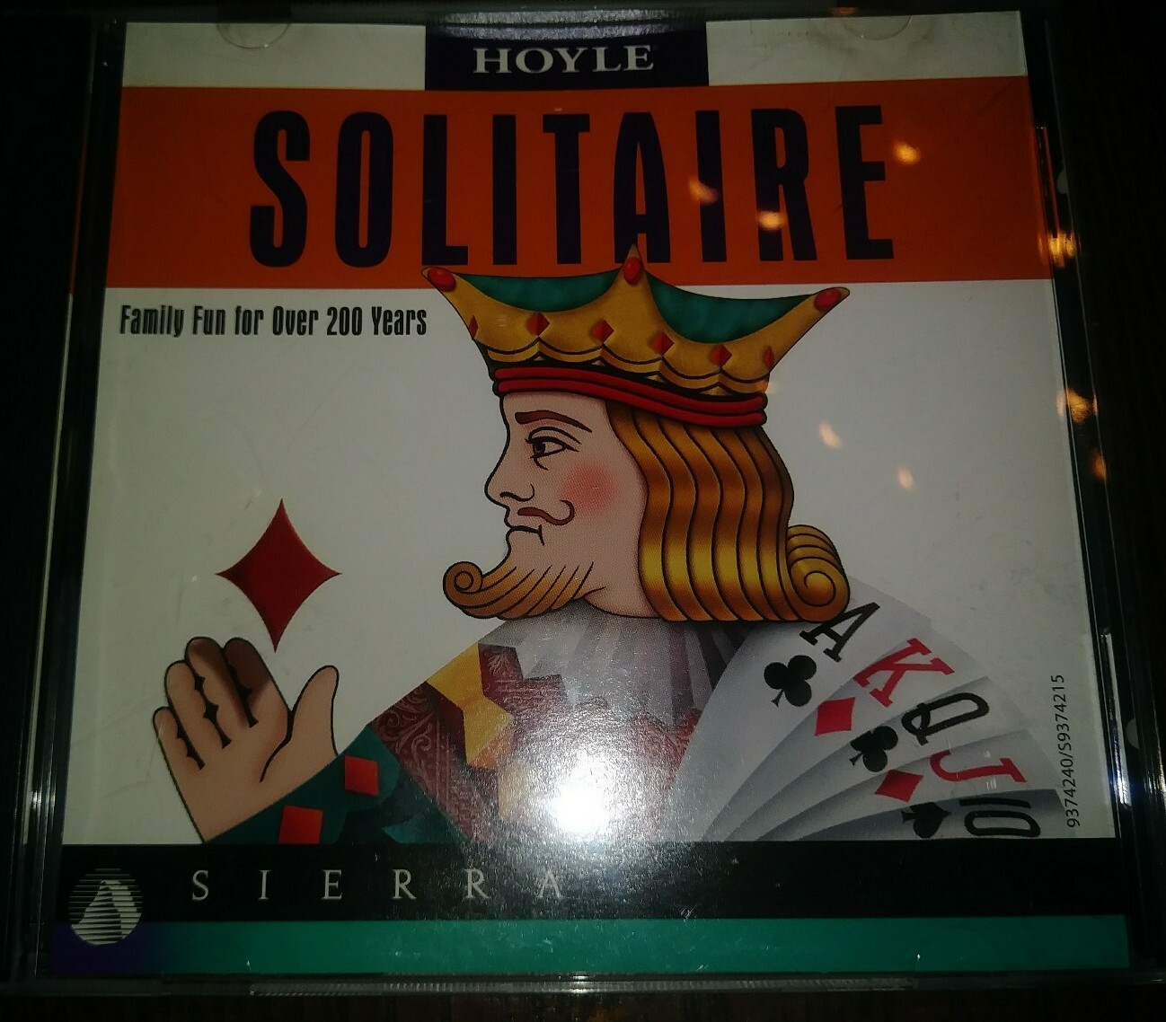 HOYLE SOLITAIRE VINTAGE PC CD ROM GAME SIERRA SOFTWARE 1995 | eBay