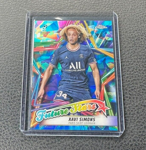 2021-22 Topps Chrome Sapphire UCL Xavi Simons Future Stars | eBay