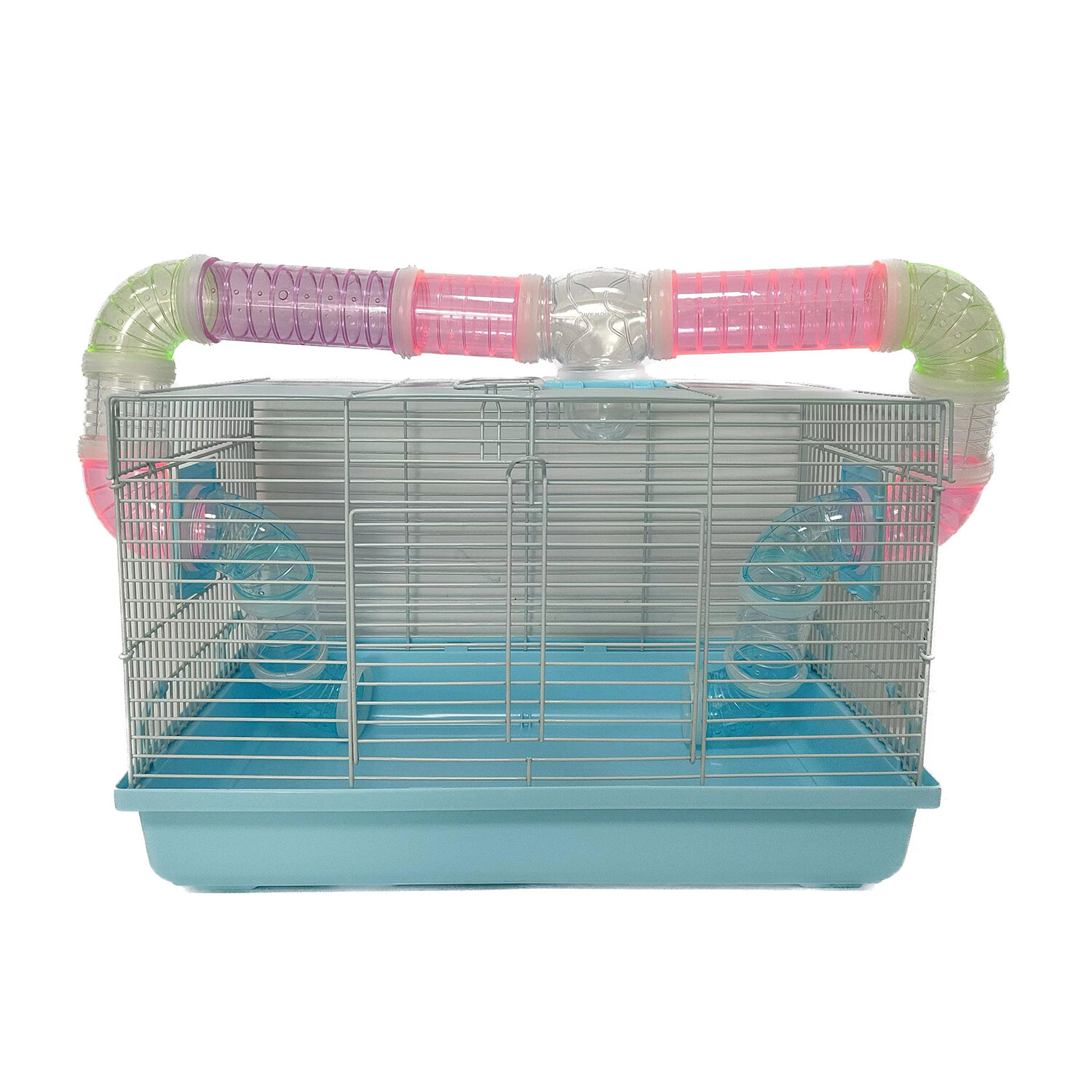 Animal Hamster Cage with Tube Maze Cage small Pets Multiple Colours ...