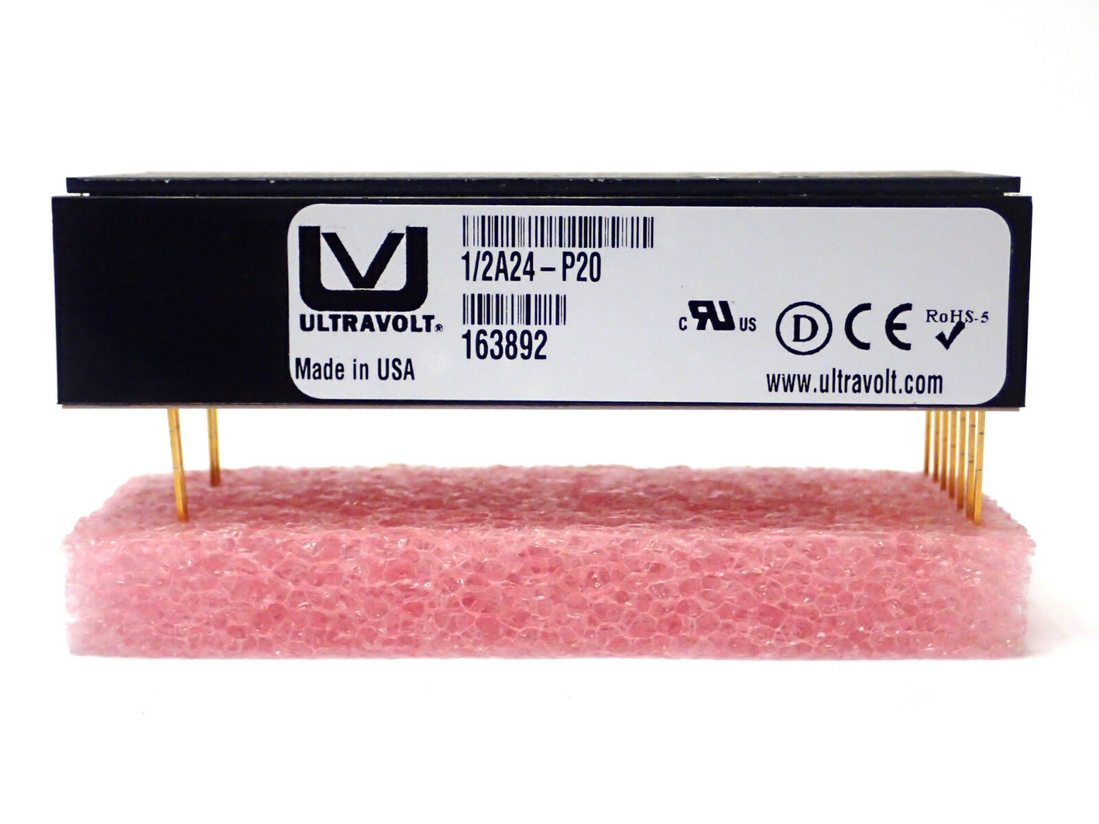 ULTRAVOLT 1/2A24-P20 NON-ISOLATED DC - HIGH VOLTAGE DC CONVERTER ...