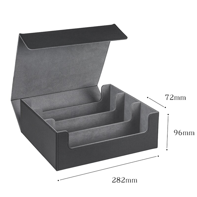 1800+ Card Deck Case for Trading Cards, Magnetic Card Storage Box ...