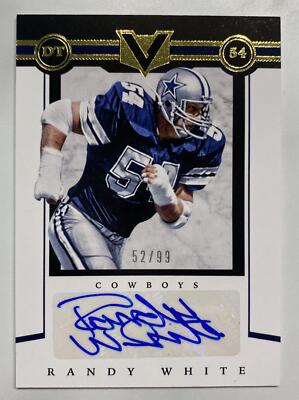 Randy White - 2017 Panini Vertex Apogee Autographs (HOF AUTO) #/99 | eBay