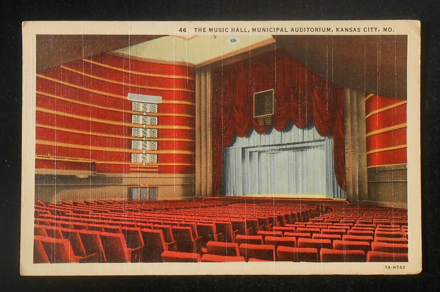 1943 Interior The Music Hall Municipal Auditorium Kansas City MO ...