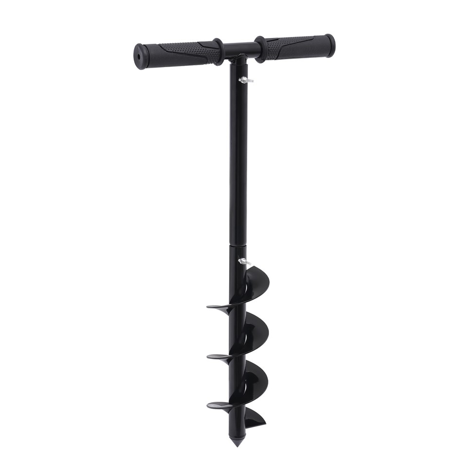 Hand Post Hole Digger Manual Fence Earth Auger Planter Borer w/ Non ...