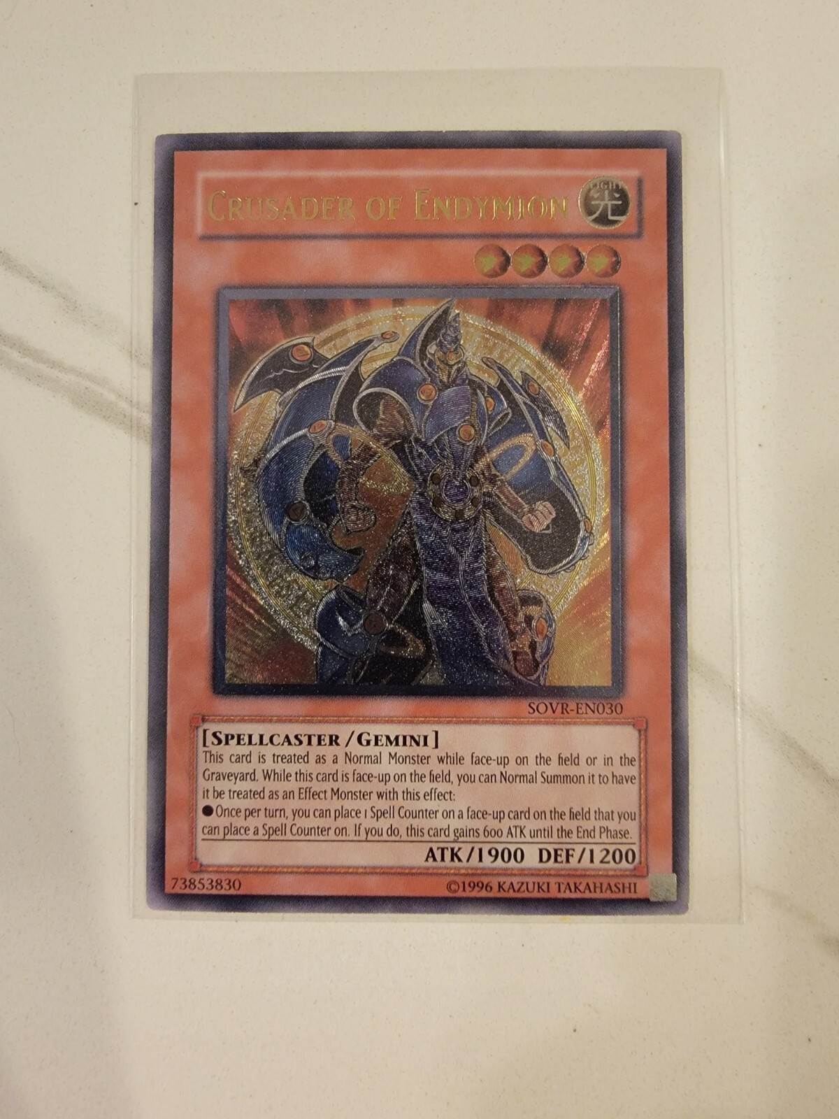 Yugioh! NM Crusader of Endymion - SOVR-EN030 - Ultimate Rare ...