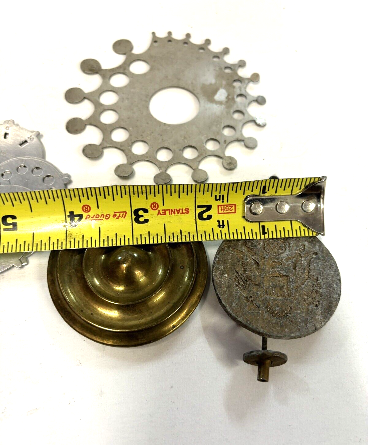 2 clock Pendulum weights weight and 2 watchmaker tools guide | eBay