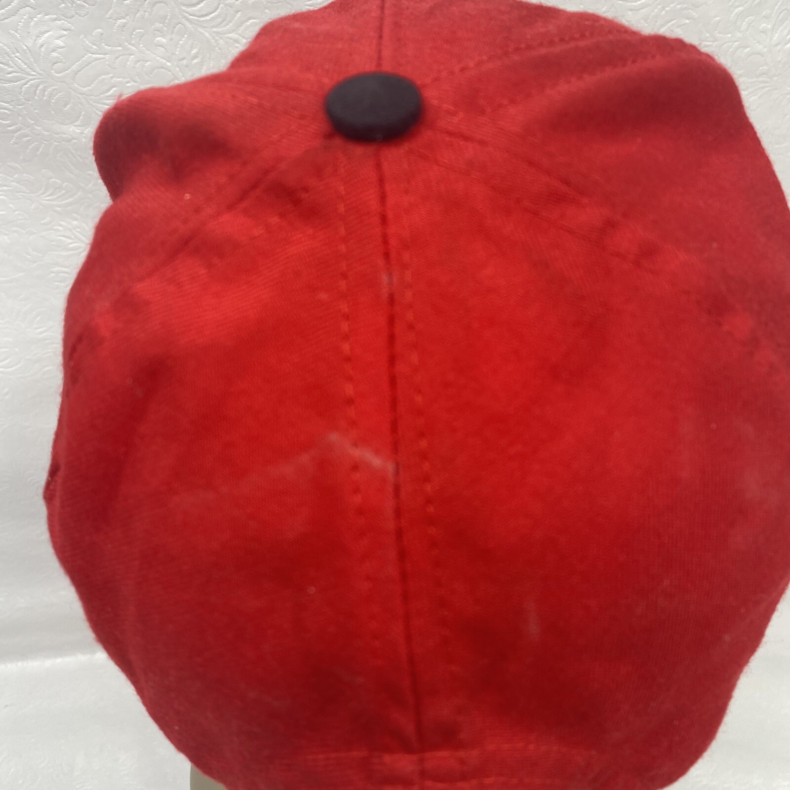 Vtg Houston Rockets NBA Red Black Adjustable Snapback Cap Hat 90s ...