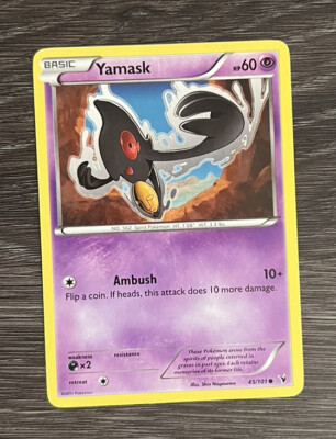 Yamask 45/101 - Noble Victories - Common - Pokemon Card TCG | eBay