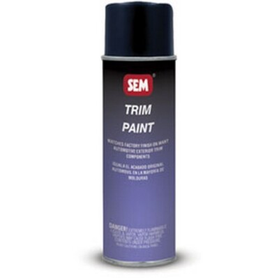 SEM Paints 39063 Trim-Gloss Trim Black 12oz Aerosol Can | eBay