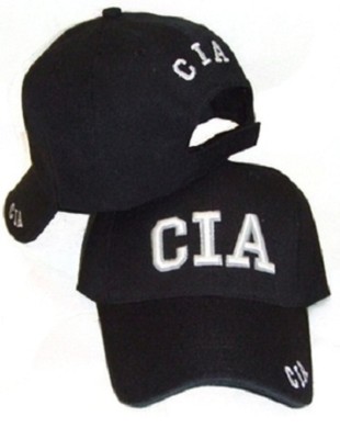 NEW CIA EMBROIDERED ADJUSTABLE BASEBALL STYLE HAT police black fbi ball ...