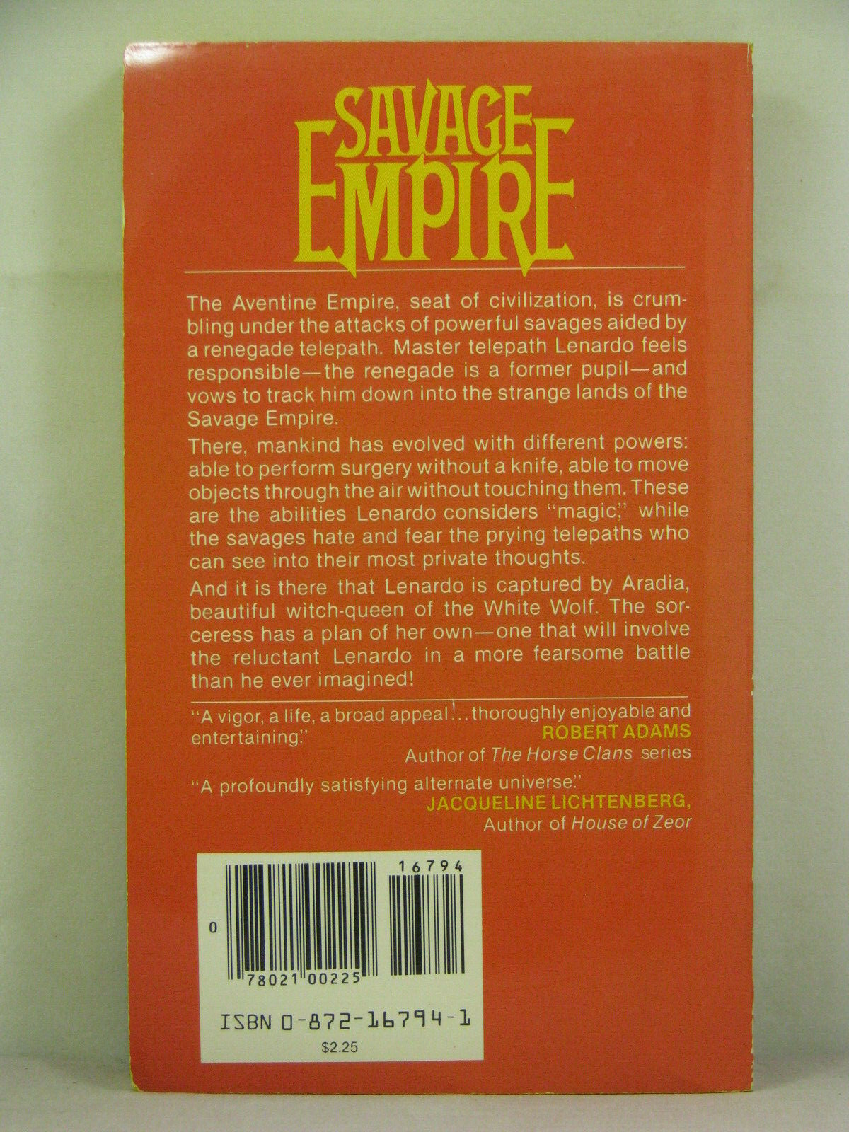 1st,signed by author, Savage Empire 1:Savage Empire by Jean Lorrah ...