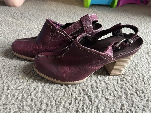 TIMBERLAND Earthkeepers RUDSTON 19692M Slingback Clog Heels Size 6 | eBay