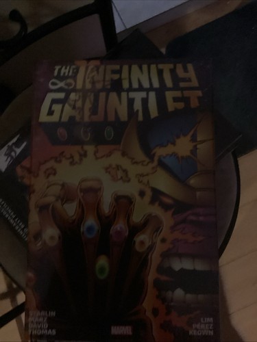 INFINITY GAUNTLET Omnibus HC Jim Starlin DM Variant Cover Sealed | eBay