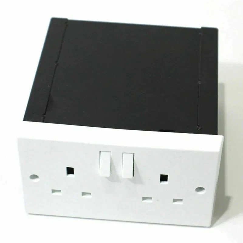 Imitation Double UK Plug Socket Wall Security Secret Hidden Stash Box ...