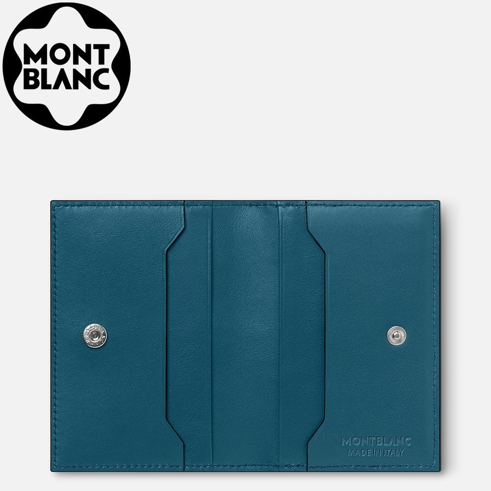 Montblanc Meisterstück Selection Soft Card Holder Ottanio (Blue ...