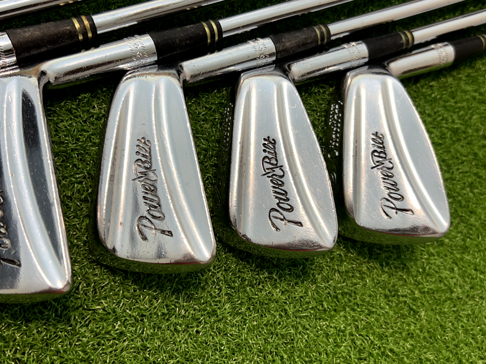 POWERBILT CITATION FORGED Iron Set 4-9 Right Handed Steel Dynasty Stiff ...