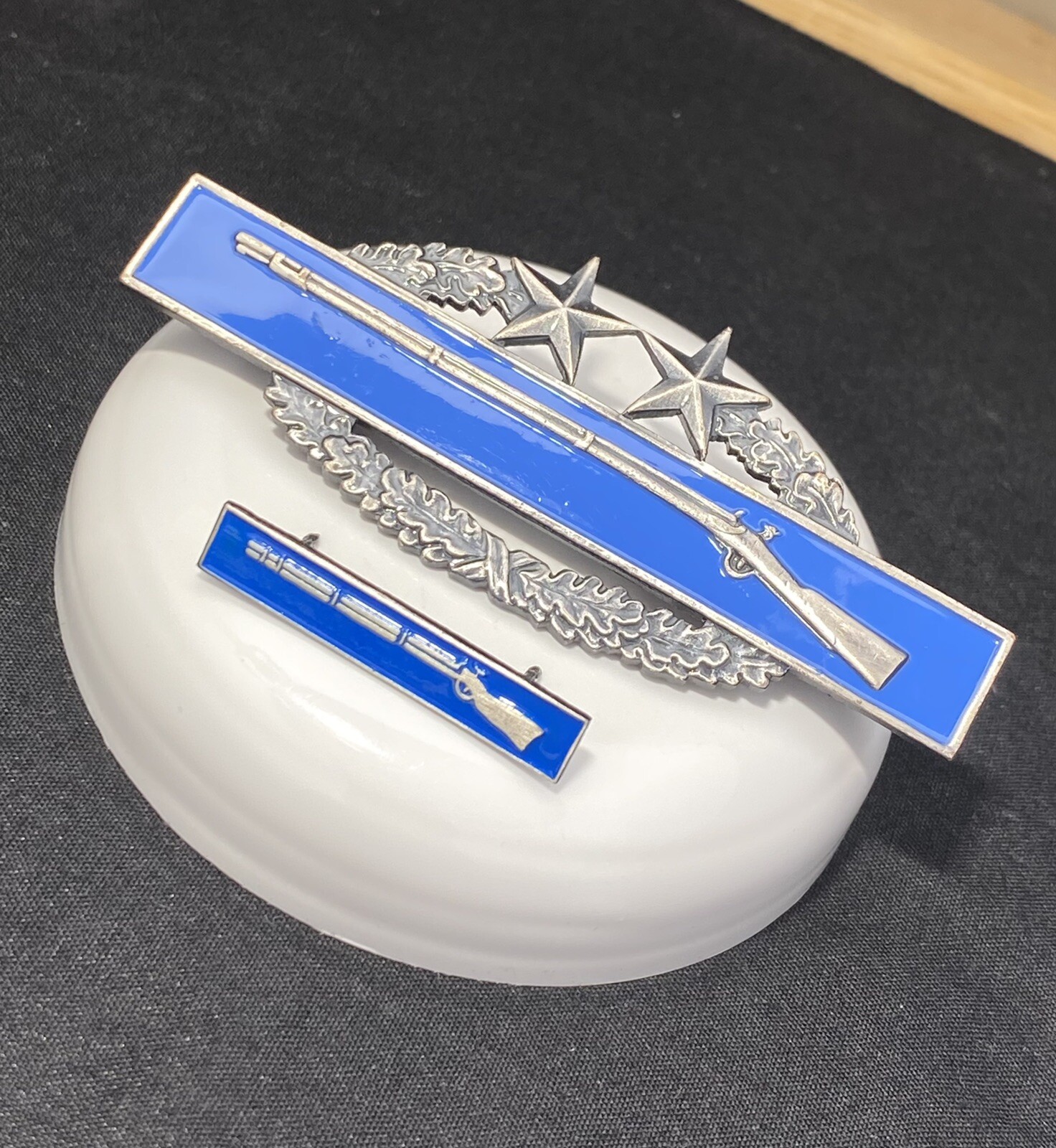 ARMY Insignia COMBAT INFINTRY BADGE CIB 3rd Award FULL SIZE + Lapel Hat ...