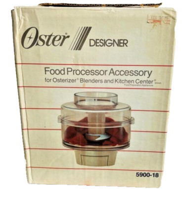 NEW Oster 5900-18 Food Processor Accessory For Osterizer Blenders ...