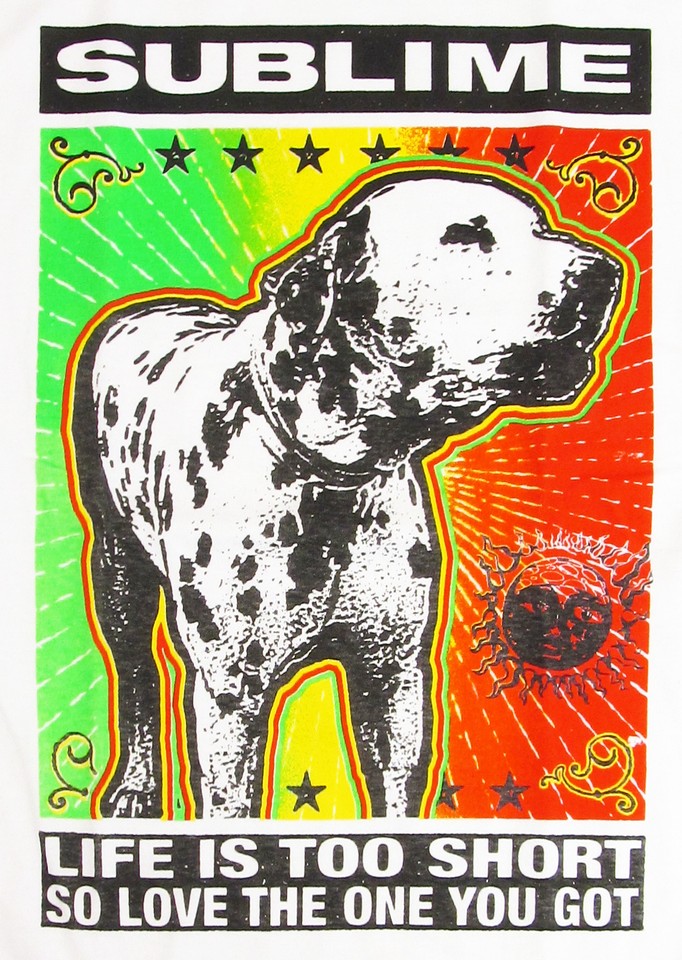 SUBLIME LOU DOG T-shirt LBC Long Beach Cali Ska Punk Tee Adult S-2XL ...