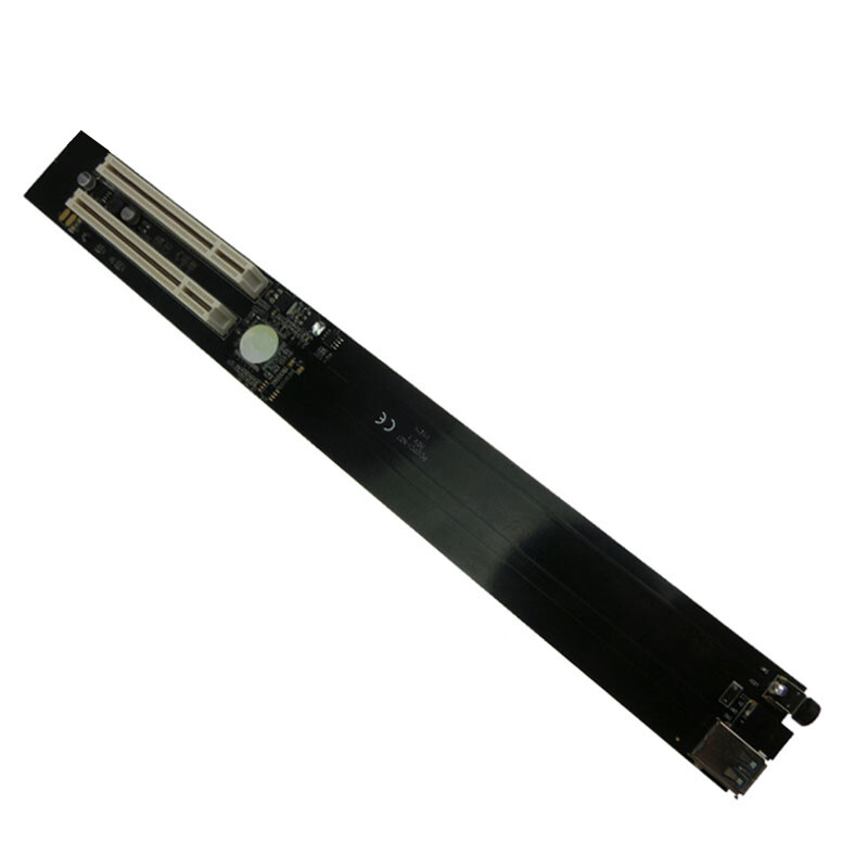 Pci-e to double PCI 1X-16X slot adapter extension card mold extension ...