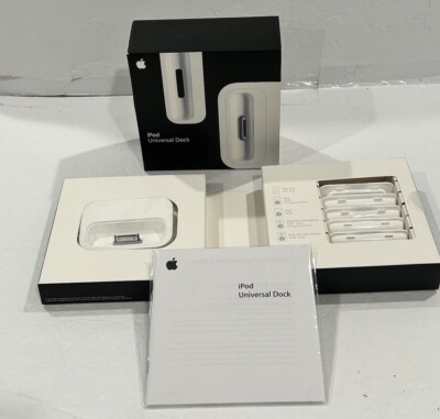 Apple iPod Universal Dock MA045G/A Docking Station New Opened Box | eBay