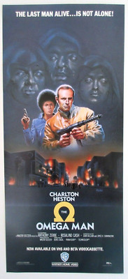 THE OMEGA MAN (1971) 12x27 - Charlton Heston Sci-Fi/Horror Classic ...