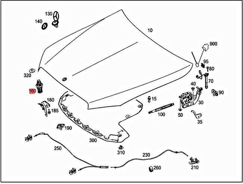 2pcs Genuine MERCEDES A205 C205 C238 S205 W205 W213 Spring element ...