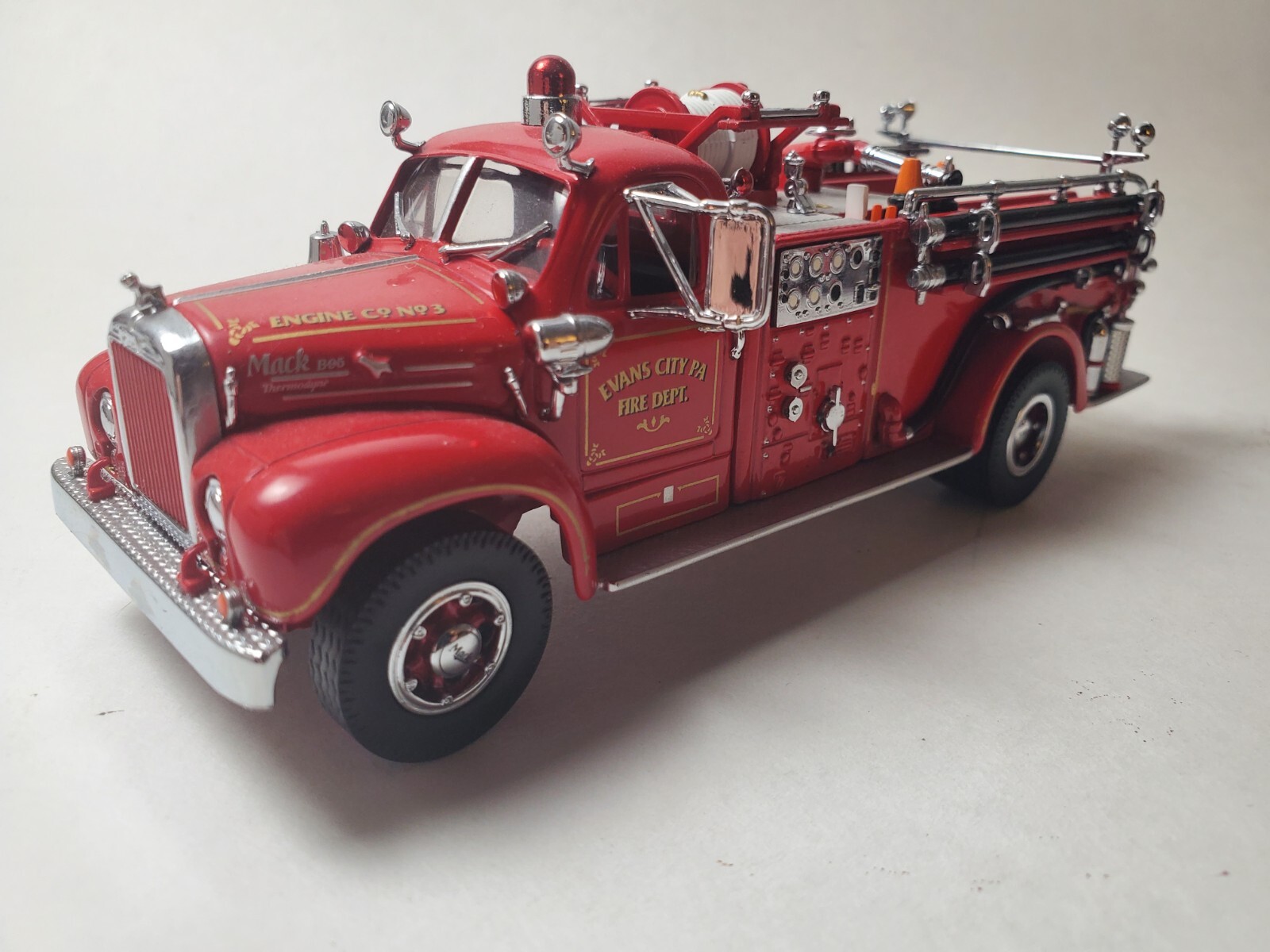 Matchbox 1956 Mack B-95 Pumper Fire Truck Engine Evans City, PA F.D ...