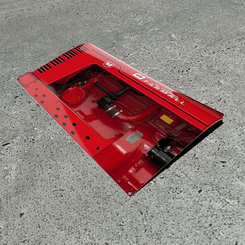 Wow!! Curved International Farmall model M Tractor Farm 3D Sign | eBay