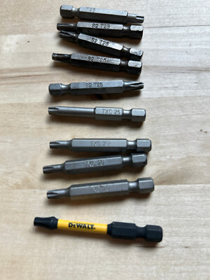 Assorted Torx Bits - TXC 20, TXC25, S2 T25, T25 - Qty 10 | eBay