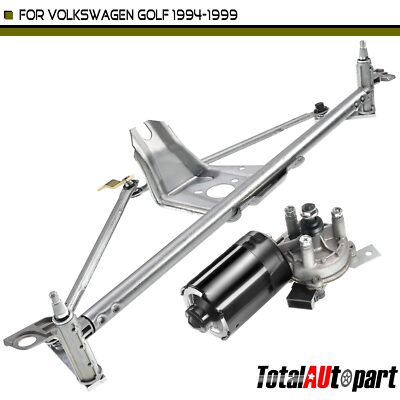 Windshield Wiper Linkage with Motor for Volkswagen Golf 1994-1999 Jetta ...