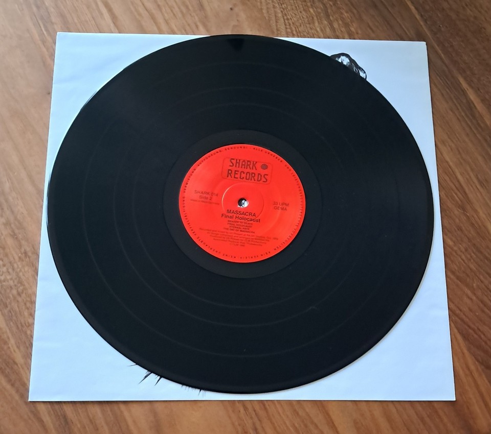 Massacra - Final Holocaust SHARK014 1990 Vinyl Lp Rare EX Thrash Death ...