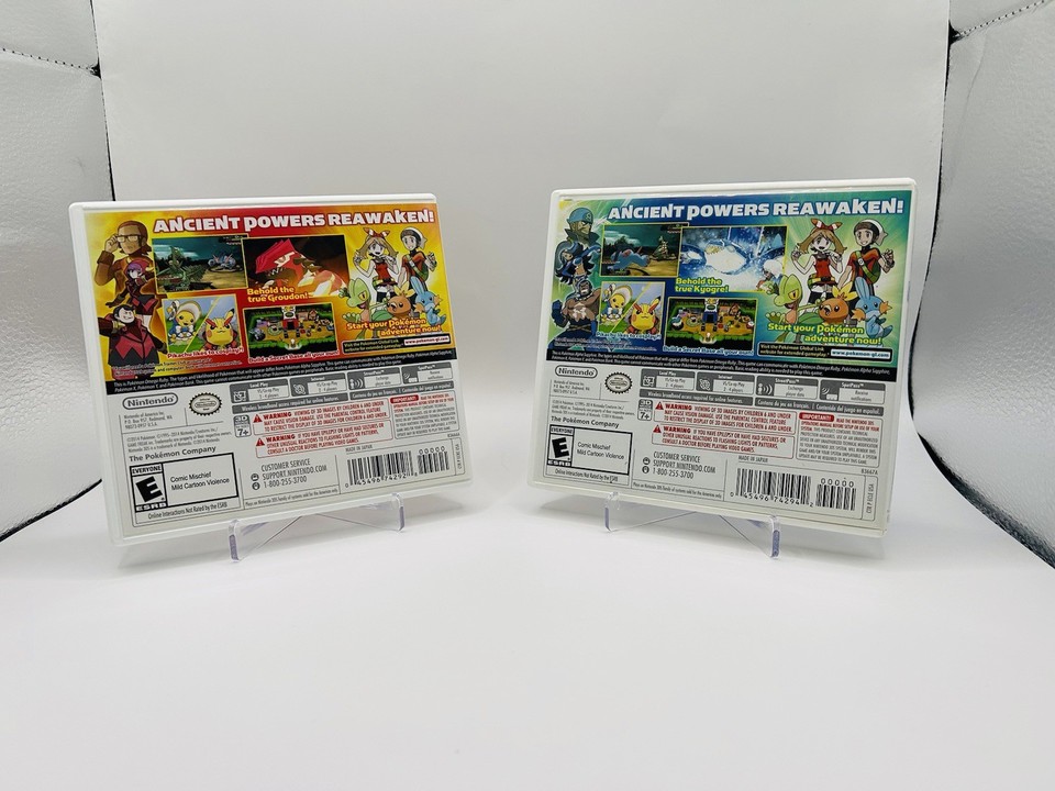 Pokémon Omega Ruby & Alpha Sapphire Versions Nintendo 3DS CIB Lot ...