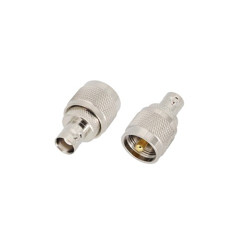 UHF PL-259 PL259 Male plug to BNC Female jack Straight RF Connector ...
