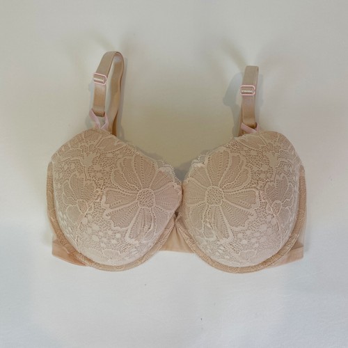 NWOT Victoria's Secret Bra 34DDD Lined Demi Beige Lace B1806 | eBay