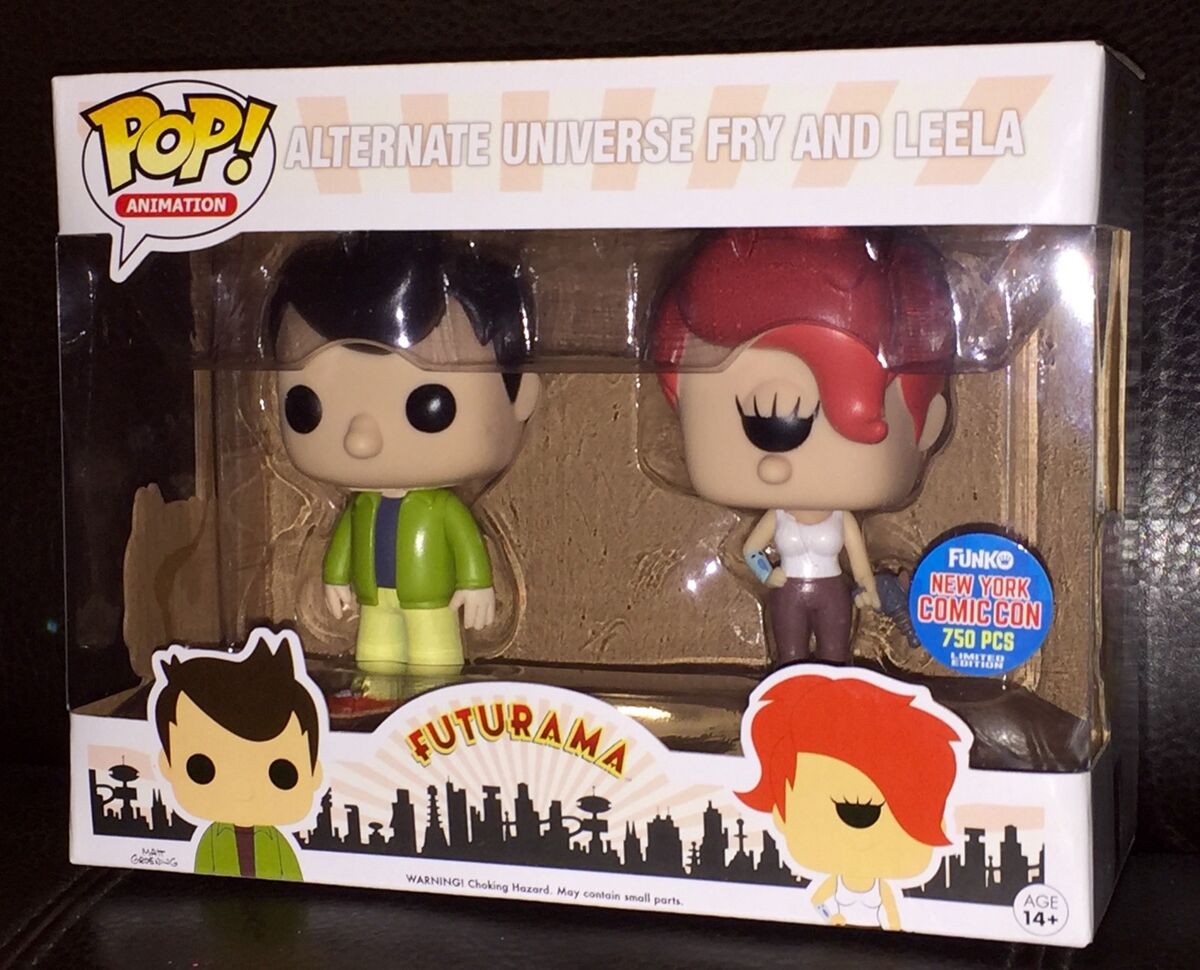 NYCC 2015 Funko Pop Futurama Alternate Universe Fry And NYCC 2015 Funko Pop Futurama Alternate Universe Fry And