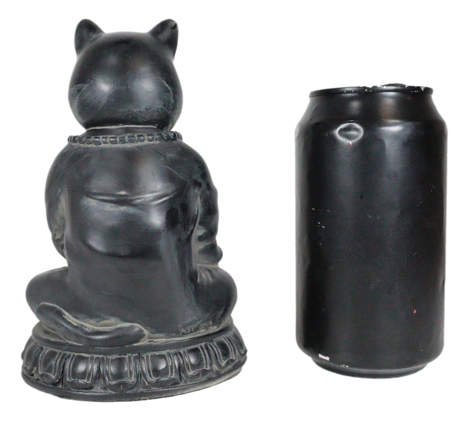 Buddha Cat Statue Meditating Zen Cat Figurine Cat Memorial Or Spiritual ...