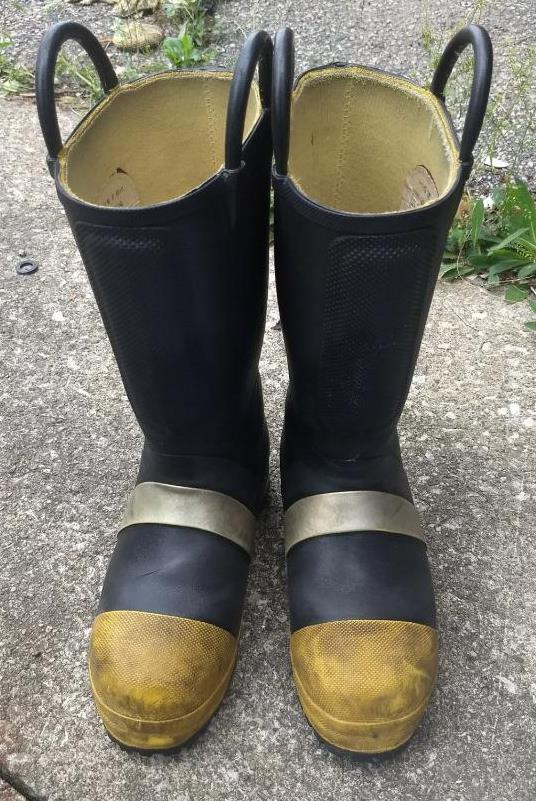 Thorogood Hellfire Fire Boots Mens 6 Medium Used Fire EMS EMT ER | eBay