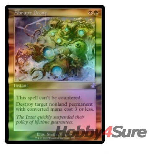 Foil Abrupt Decay M/NM Magic: The Gathering MTG Time Spiral Remastered | eBay