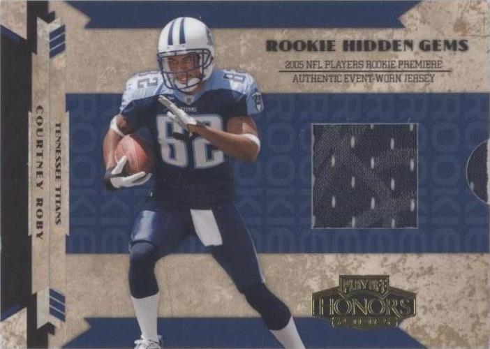 2005 Playoff Honors - Rookie Gems Courtney Roby #RG-210 Hidden Gems ...