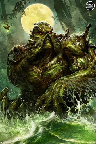 Swamp Thing Fine Art Print by Sideshow Unframed . Sold Out | eBay