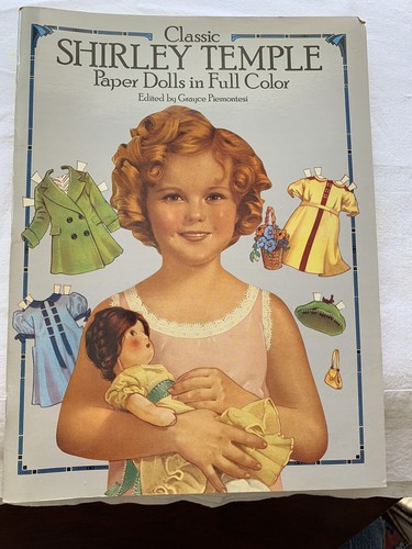 Vtg Paper Doll Uncut Book Shirley Temple 1986 Dolls Heavy Card Stock | eBay