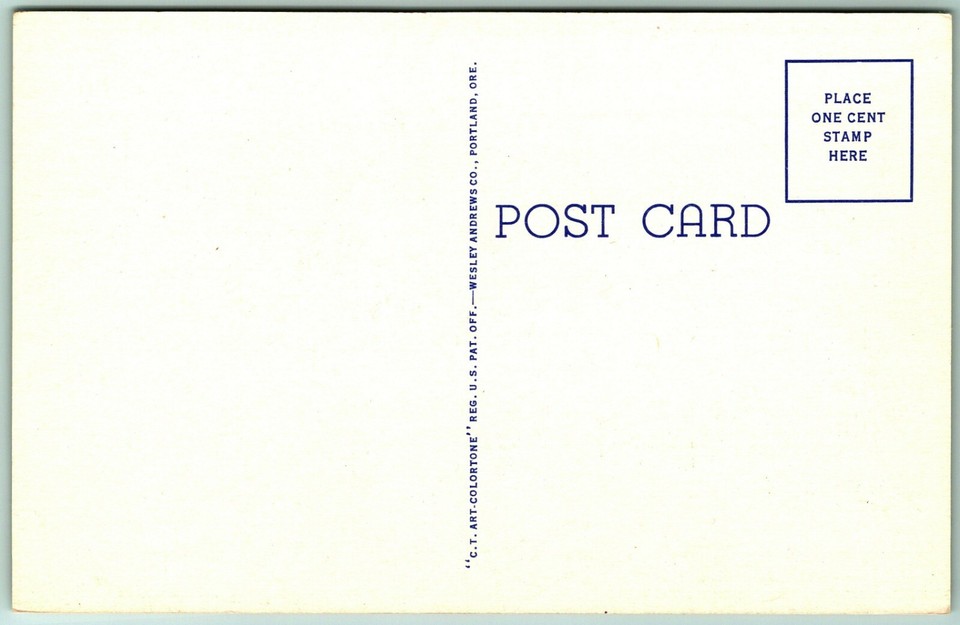 Howard Platt Gardens Union Pacific Depot Boise ID UNP Unused Linen ...