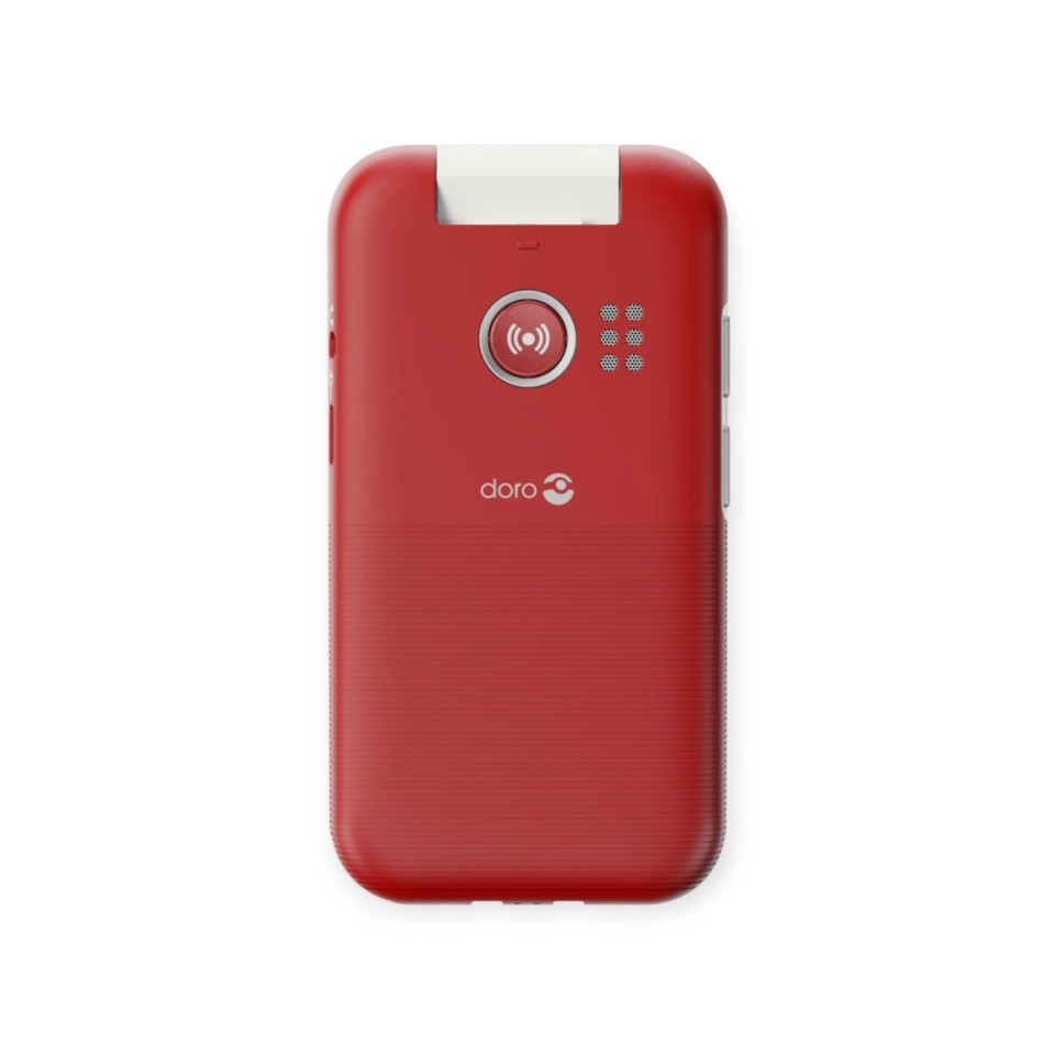 NEW Doro Leva L20 4G Flip Big Button 128MB SIM-Free Mobile Phone - Red ...