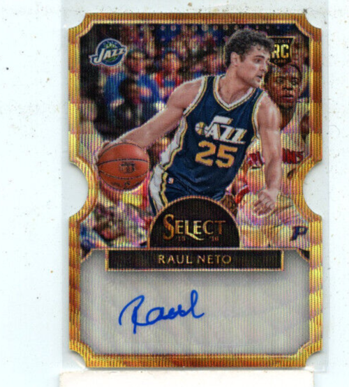 RAUL NETO 2015-16 Panini Select Die-Cut Power Prizm Auto Autograph #D ...