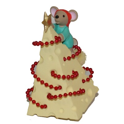 Hallmark Keepsake Chris Mouse Tree 1995 Light Up Mouse Christmas Tree ...